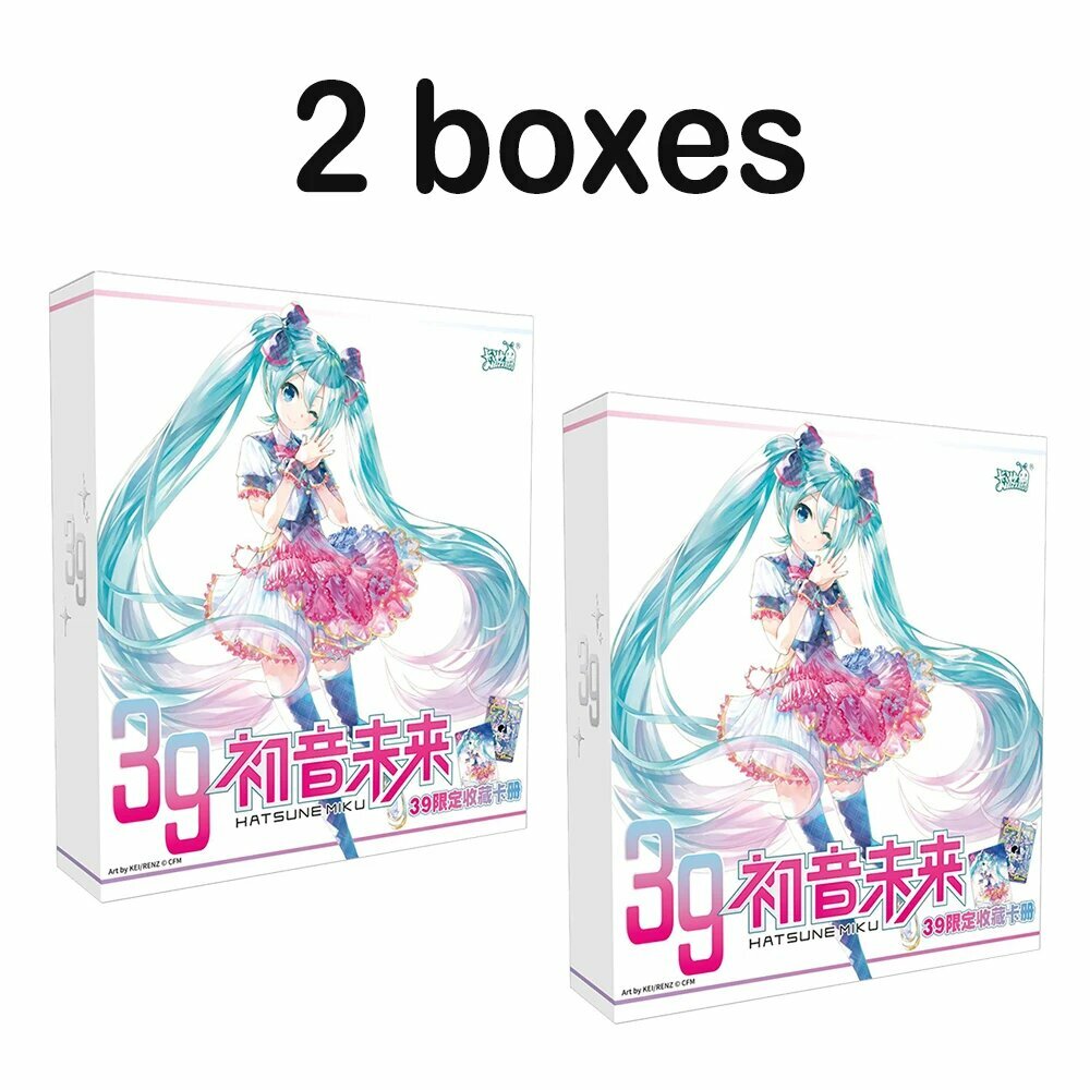 KAYOU коллекционная карта Hatsune Miku 39 2 Boxes
