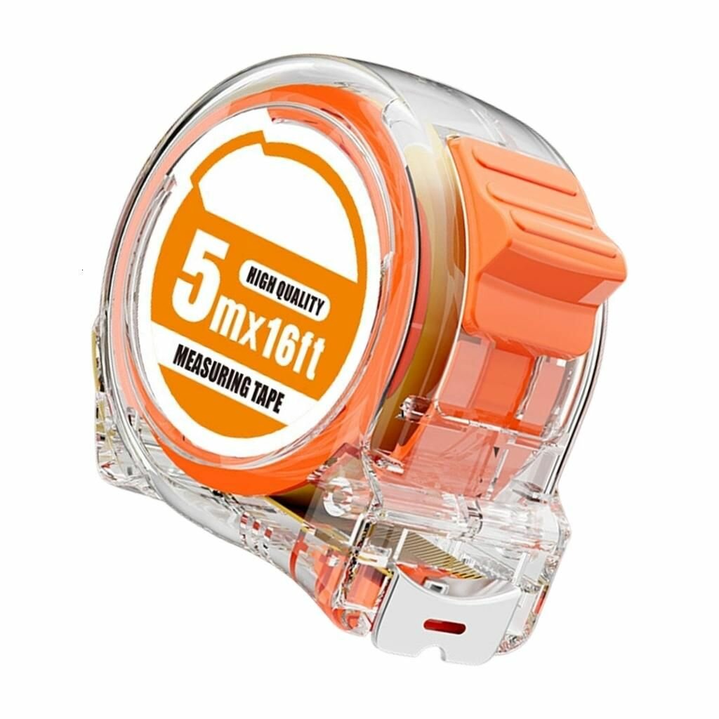 Линейка стальная 3/5/10 метров для строительства и шитья, 5 метров 19 мм