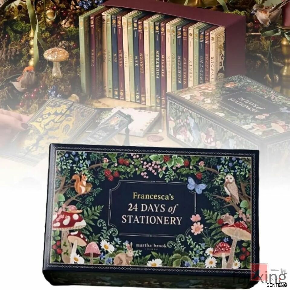 Эксклюзивный адвенткалендарь рождественский на 24 дня в дизайнерском оформлении