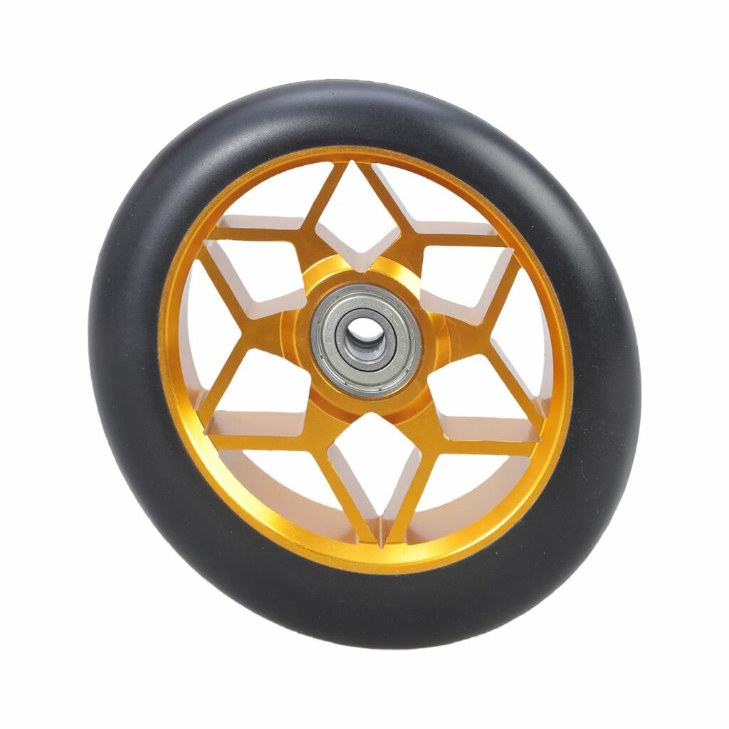 Велосипедный инструмент, тележка для роликовых коньков 110pu, ролики, аксессуары для скейтборда, диски из алюминиевого сплава, экстремальные колеса-золото