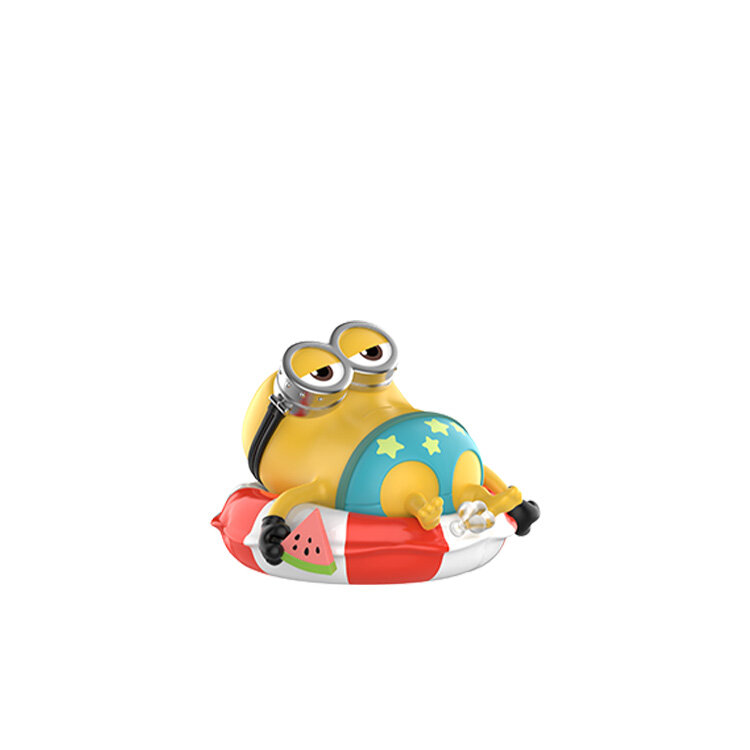 Фигурка унисекс POP MART Minions Confirmed Style-Lazy Swim (Open Detachable Bag)