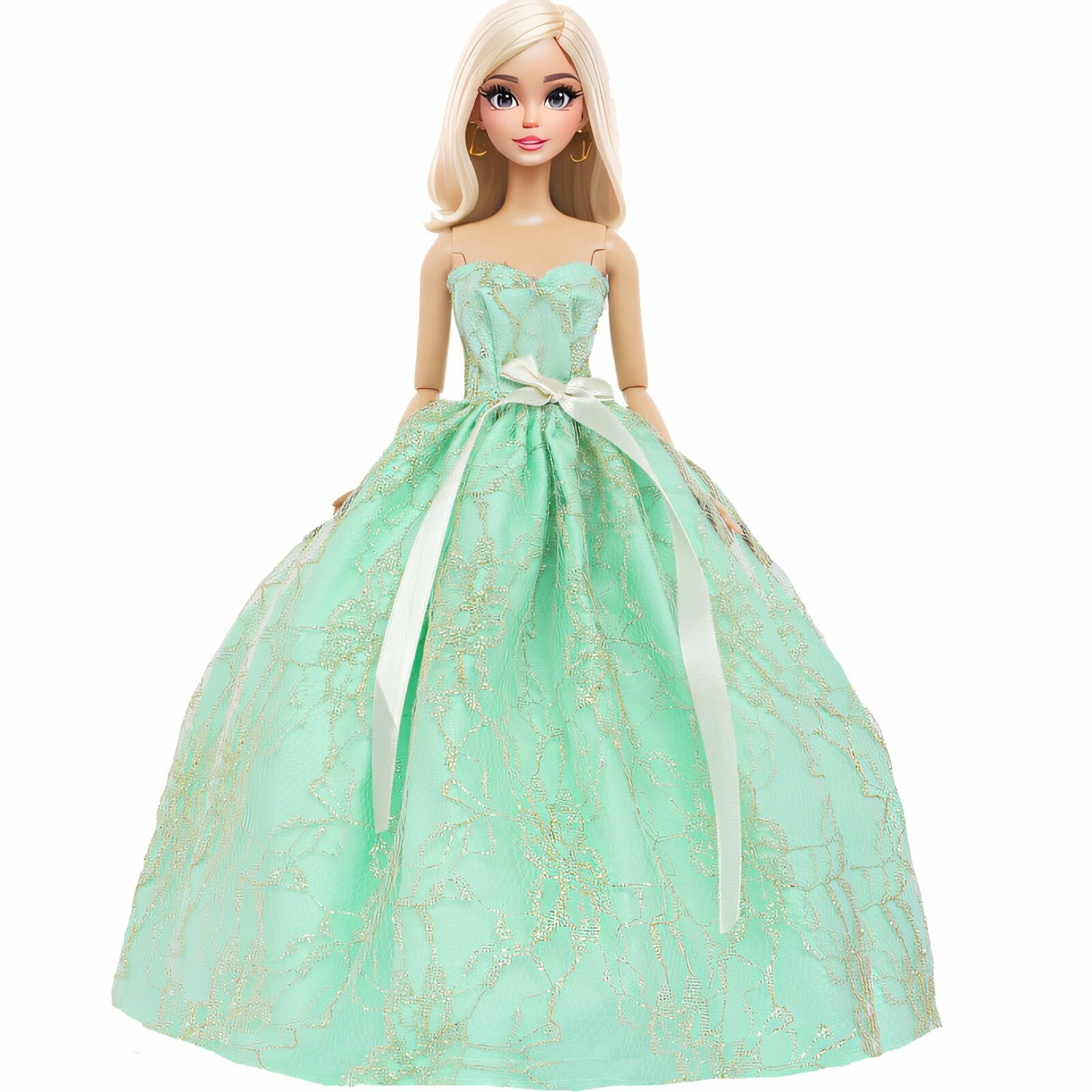 Комплект одежды для куклы Барби, свадебная модница, одежда невесты, аксессуары 29-30 см, платья463