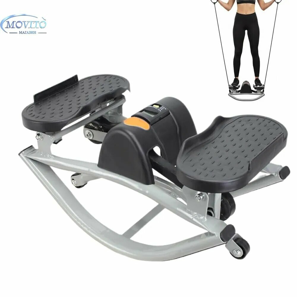 Эллиптический тренажер Степпер Степпер тренажер для дома Мини тренажер для похудения для ходьбы для ног и ягодиц 300 кг