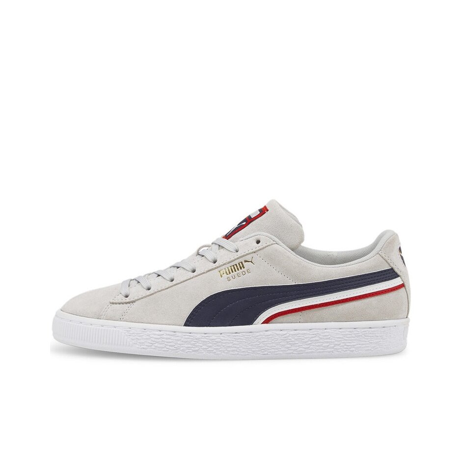 Кроссовки PUMA Suede, размер EU 37 стопа (23CM), белый, — фото 1
