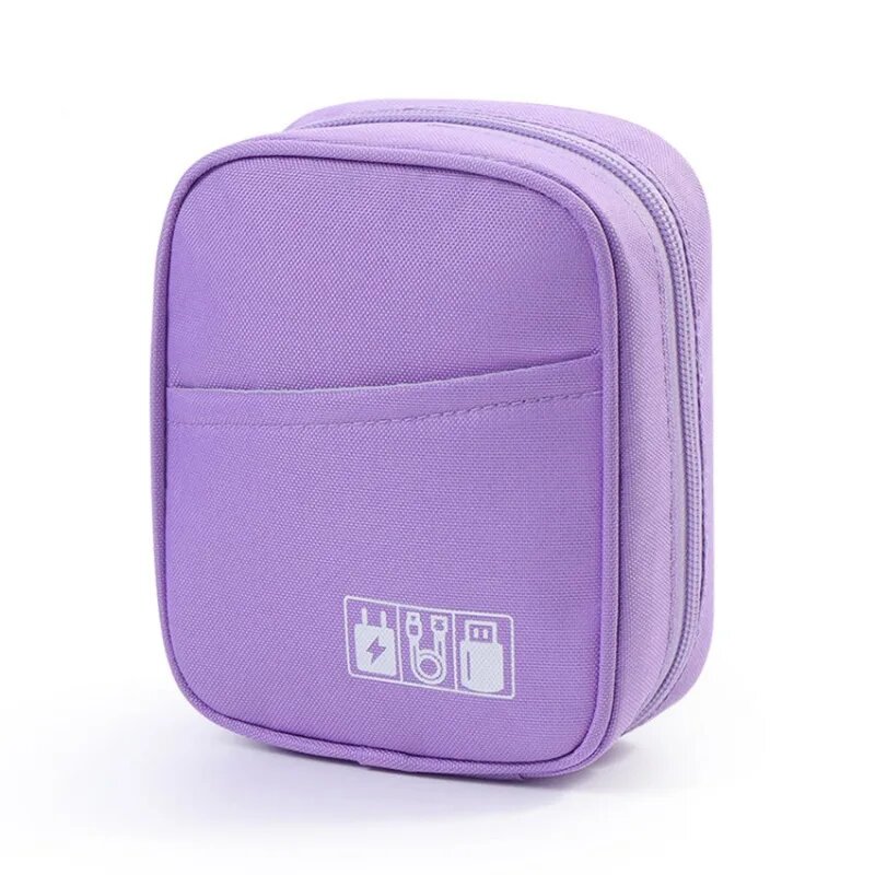 Многослойный органайзер для кабелей Oxford Фиолетовый, Purple 1PC