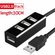 USB-хаб 4 порта USB2.0, черный, 30см