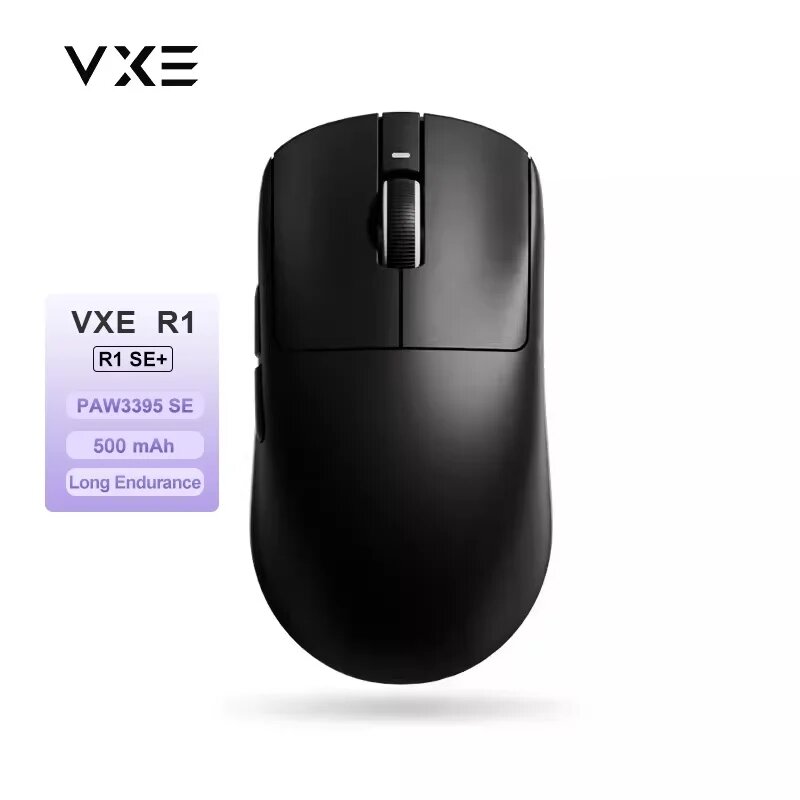Беспроводная игровая мышь Vxe Dragonfly R1 SE R1 SE Plus (Black)