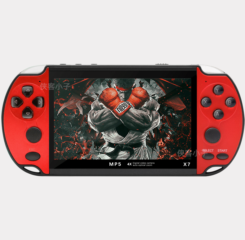 X 74.3inch PSP Портативная игровая консоль для детей, ностальгическая ретро-консоль GBA 64-бит FC с двойным джойстиком, портативная консоль от производителя