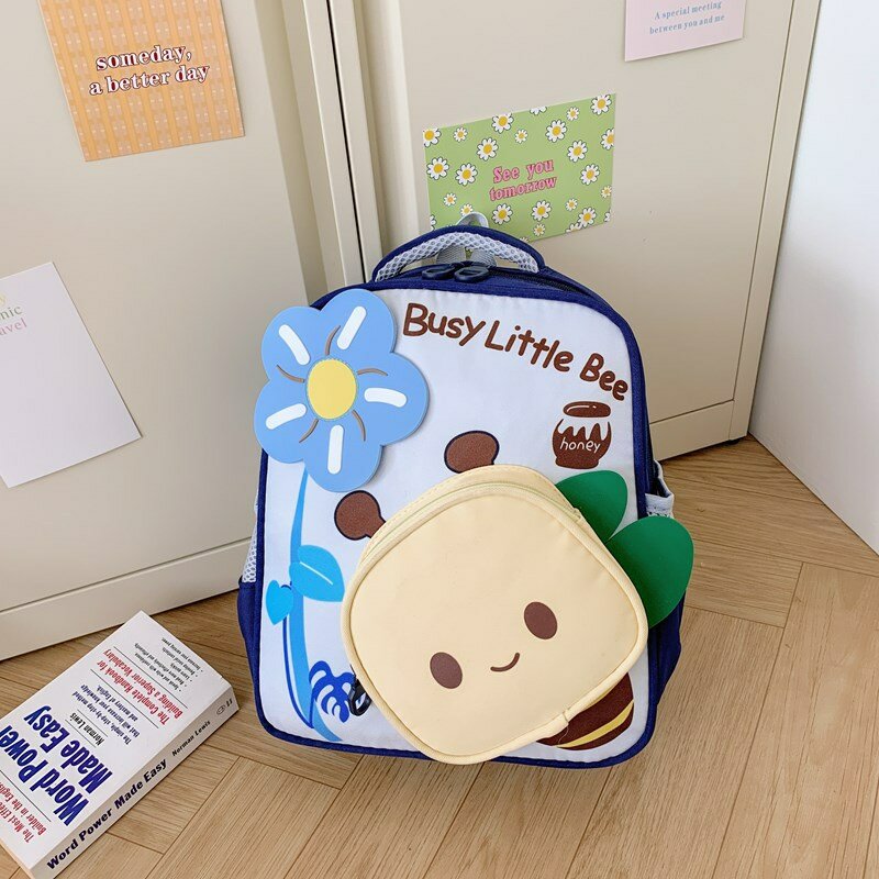 Новый детский рюкзак для детского сада для детей 3-6 лет, маленькая пчелка, легкий и универсальный, милый рюкзак для начальной школы для мальчиков и девочек
