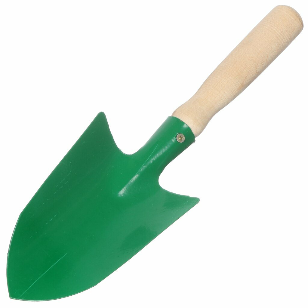 Широкий металлический инструмент 00-00000529, деревянная рукоятка, огородная лопатка