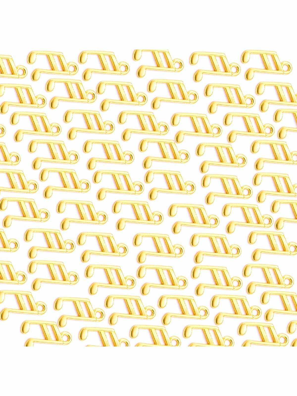 Набор из 100 музыкальных нот-подвесок для уникального ожерелья и браслета-шарма