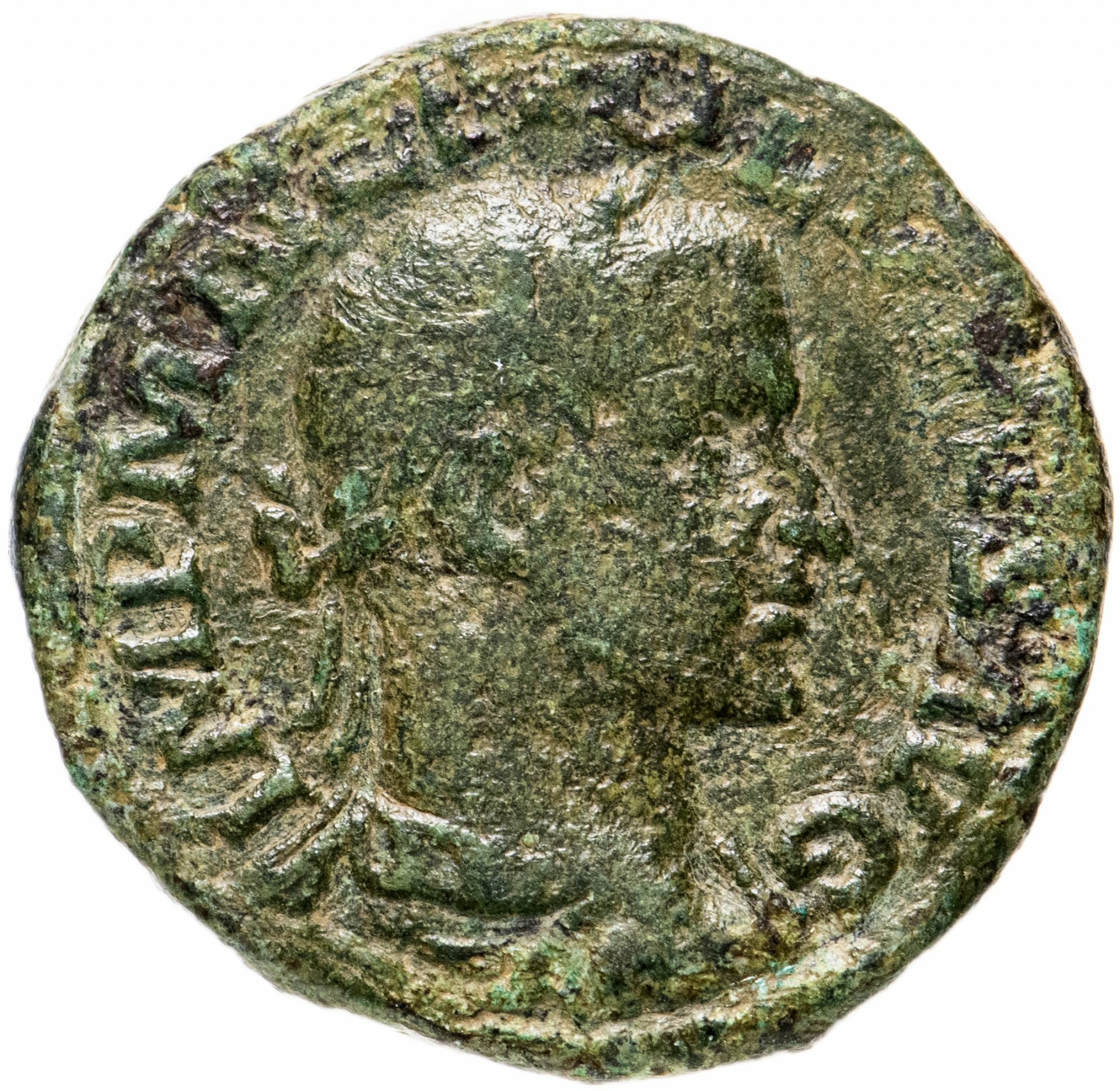 Римская Империя, Филипп I, 244-249 гг, сестерций реверс: Кибела стоит, слева орел, справа лев, в сохранности VF