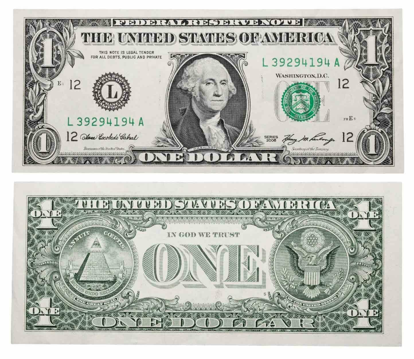 США 1 доллар 2006 год Pick 523а L-Сан Франциско