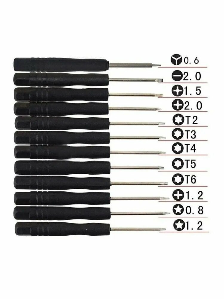 Набор отверток 12 шт. для iPhone/Macbook/Android