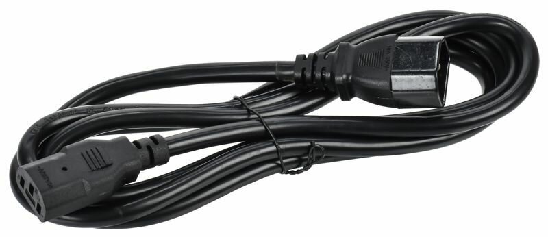 Кабель электропит. PDU 3х1.5 2м с разъемами С13-C14 ITK PC-C13C14-2M