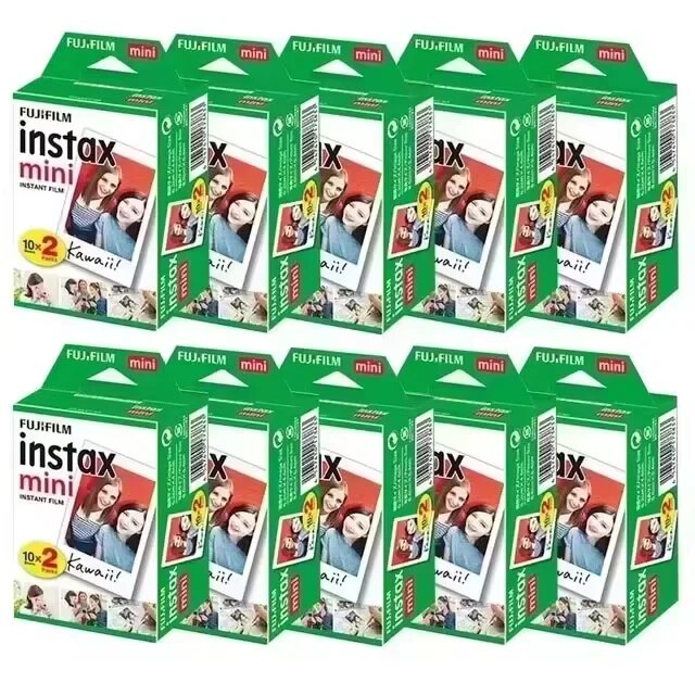 FUJIFILM Instax Mini плёнки для мгновенной камеры 50 штук 200 sheets