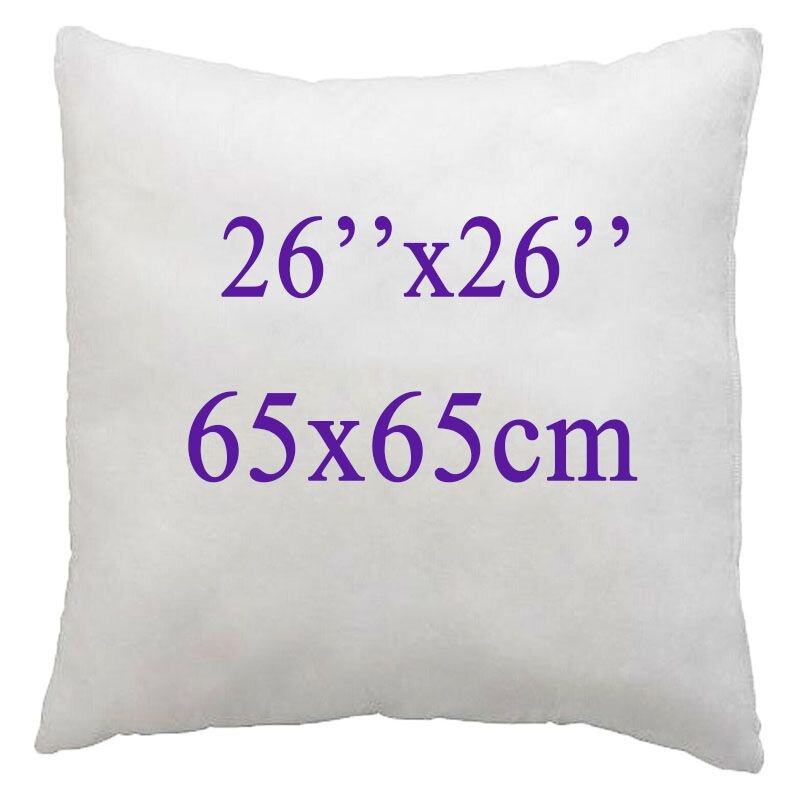 Мягкие и уютные подушки из полиэстера на холлофайбере для дома и офиса, 65*65 см (26" x 26")