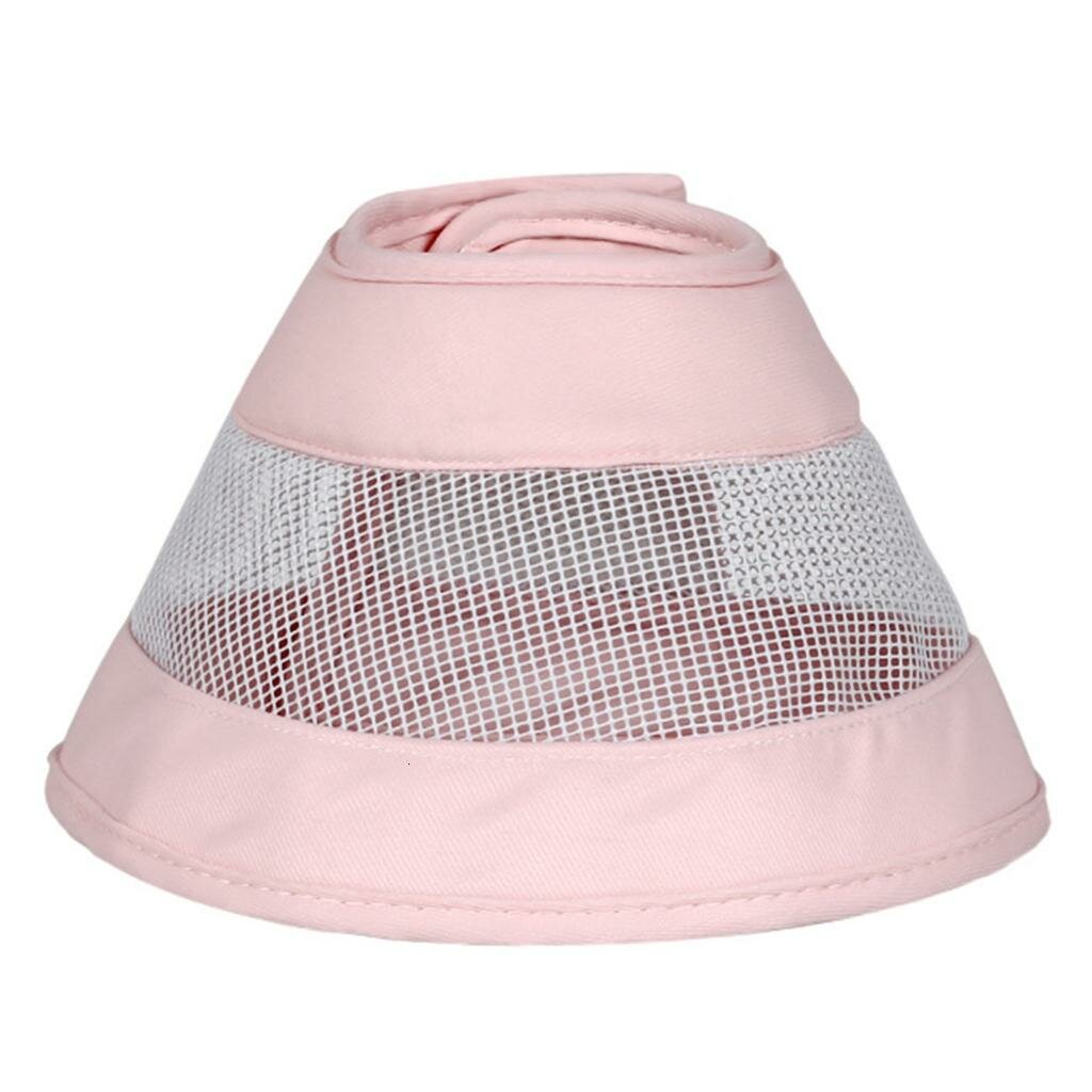 Воротник Элизабет для кошек и собак, Розовый - S