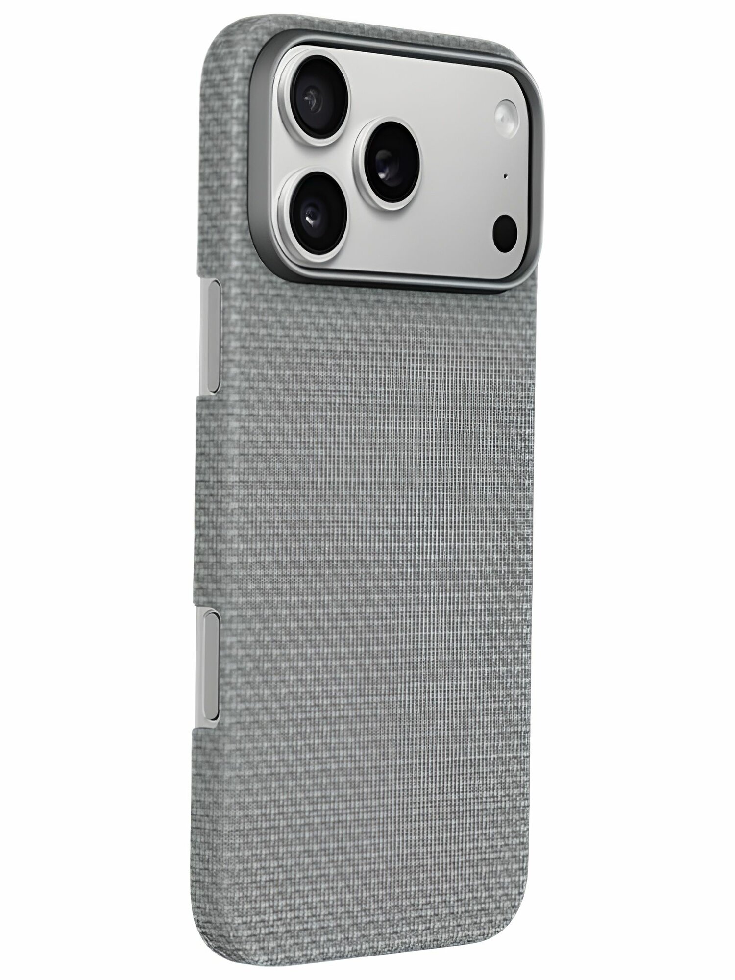 Чехол на iPhone 17 Pro, Kevlar Explorer (арамид) сверхпрочный c поддержкой беспроводной зарядки, Titanium grey