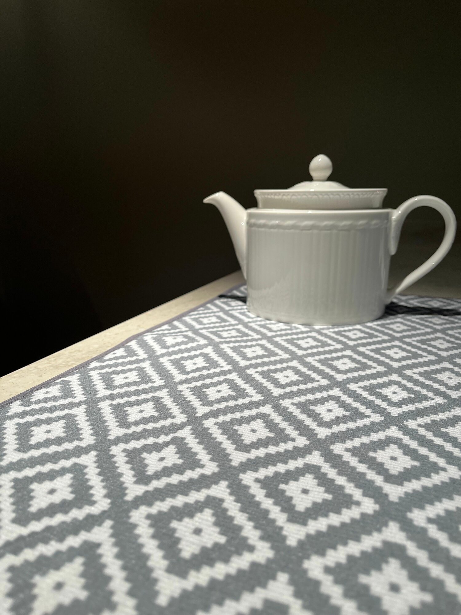 Коврик 40х50 см для сушки посуды премиум микрофибра впитывающий