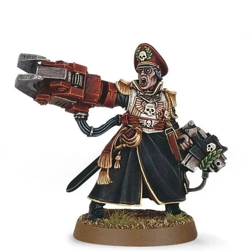 Смола вархаммер 40000 миниатюра Imperial Guard Commissar Yarrick Warhammer 40000 миниатюры днд Фигурка для настольной игры