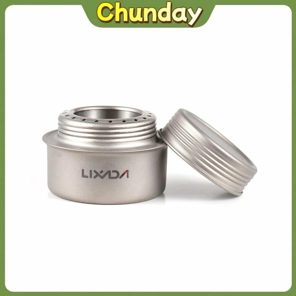 Портативная мини-плита Ti, спиртовая горелка, для кемпинга