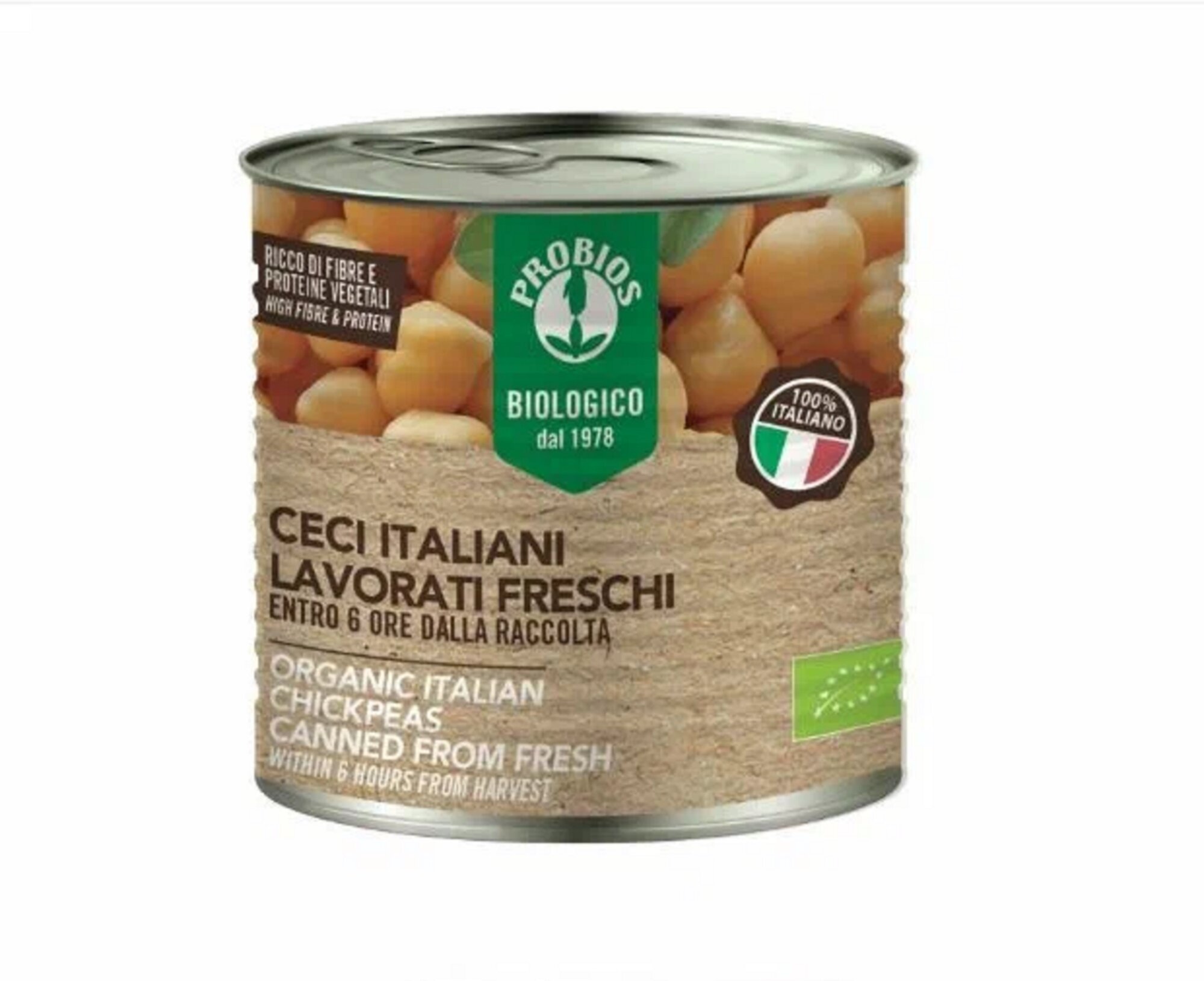 Консервированный нут Probios 400 грамм, Итальянские консервы