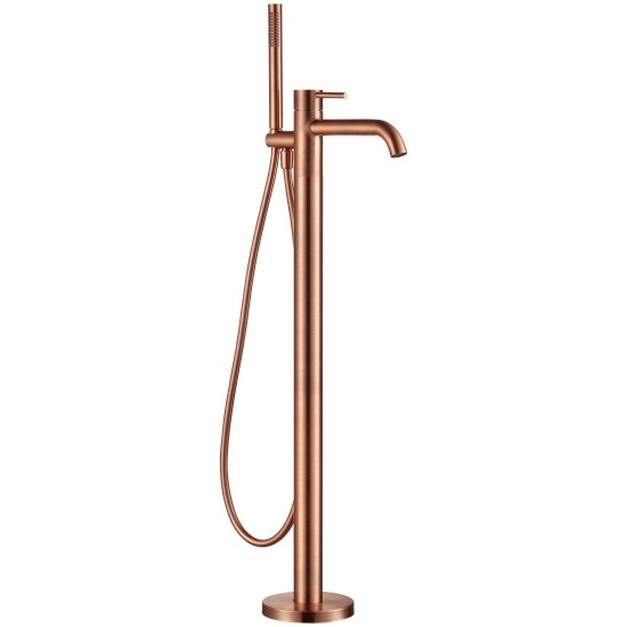 AQM6218BC Siena Смеситель для ванны, напольный (монтажная часть в комплекте), медь шлифованная