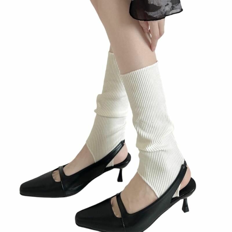 Гетры без пальцев для балета, Светло-молочно-белый