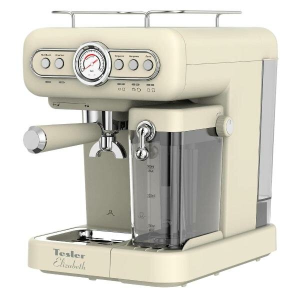 Кофеварка рожкового типа Tesler ECM-250 BEIGE