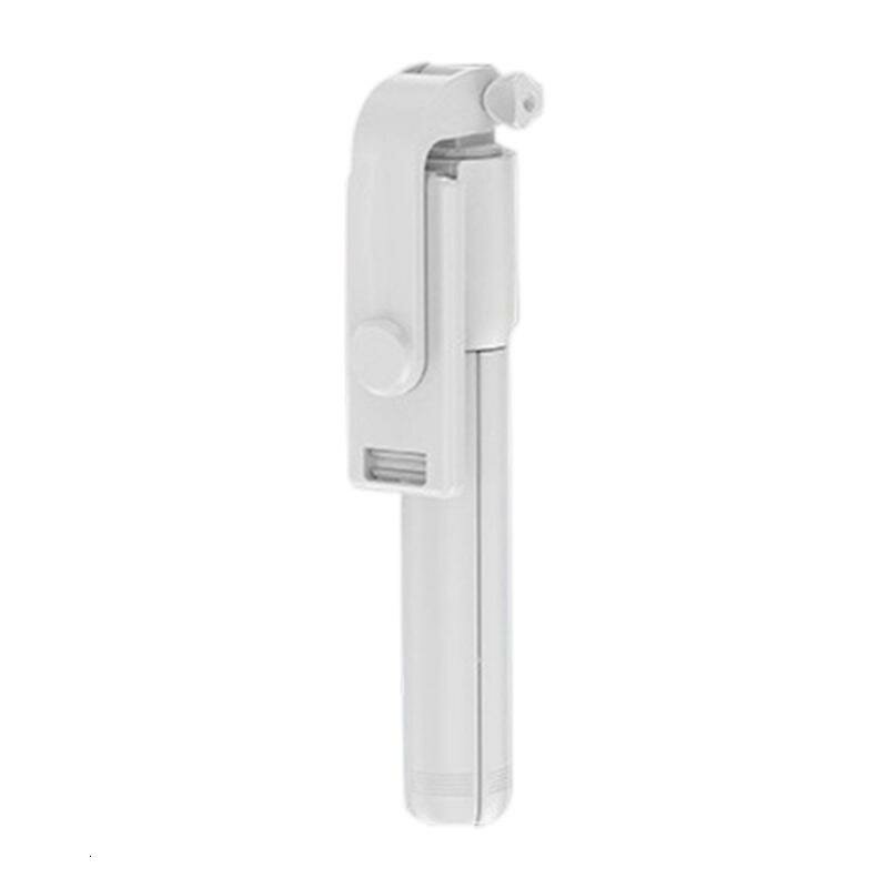 Bluetooth селфи-палка-трипод с подсветкой, Белый - 0,7 метра без l