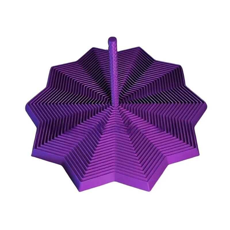 Fractal Fidget Star антистресс игрушка Фиолетовый, L 17.5x16.7x8cm, Purple
