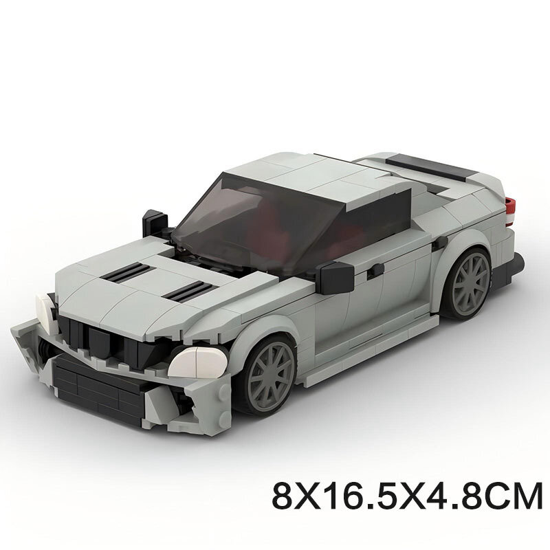 Строительные блоки MOC-146488 Mercedes-Benz AMG C63 креативная модель игрушки с украшением