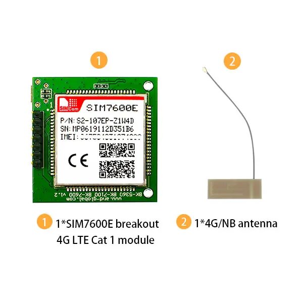 Новый SIM7600E mini коммутационная плата board core model LTE CAT1 module