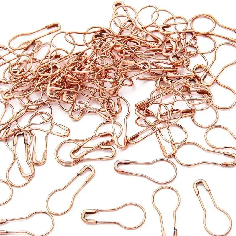 Металлические булавки для вязания 100 шт. 100pcs rose gold