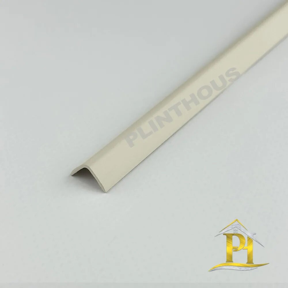 Уголок алюминиевый 10x10 мм, длина 2,7 м, профиль угловой внешний, - Слоновая кость