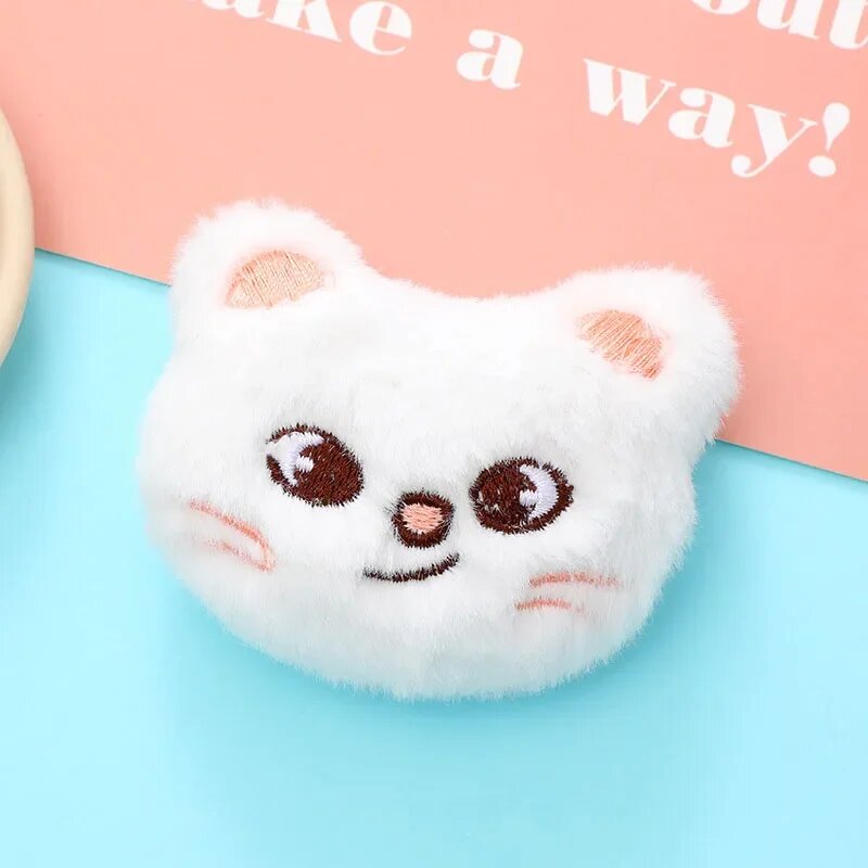 SKZOO плюшевая кукла-брошь Белый, QN4