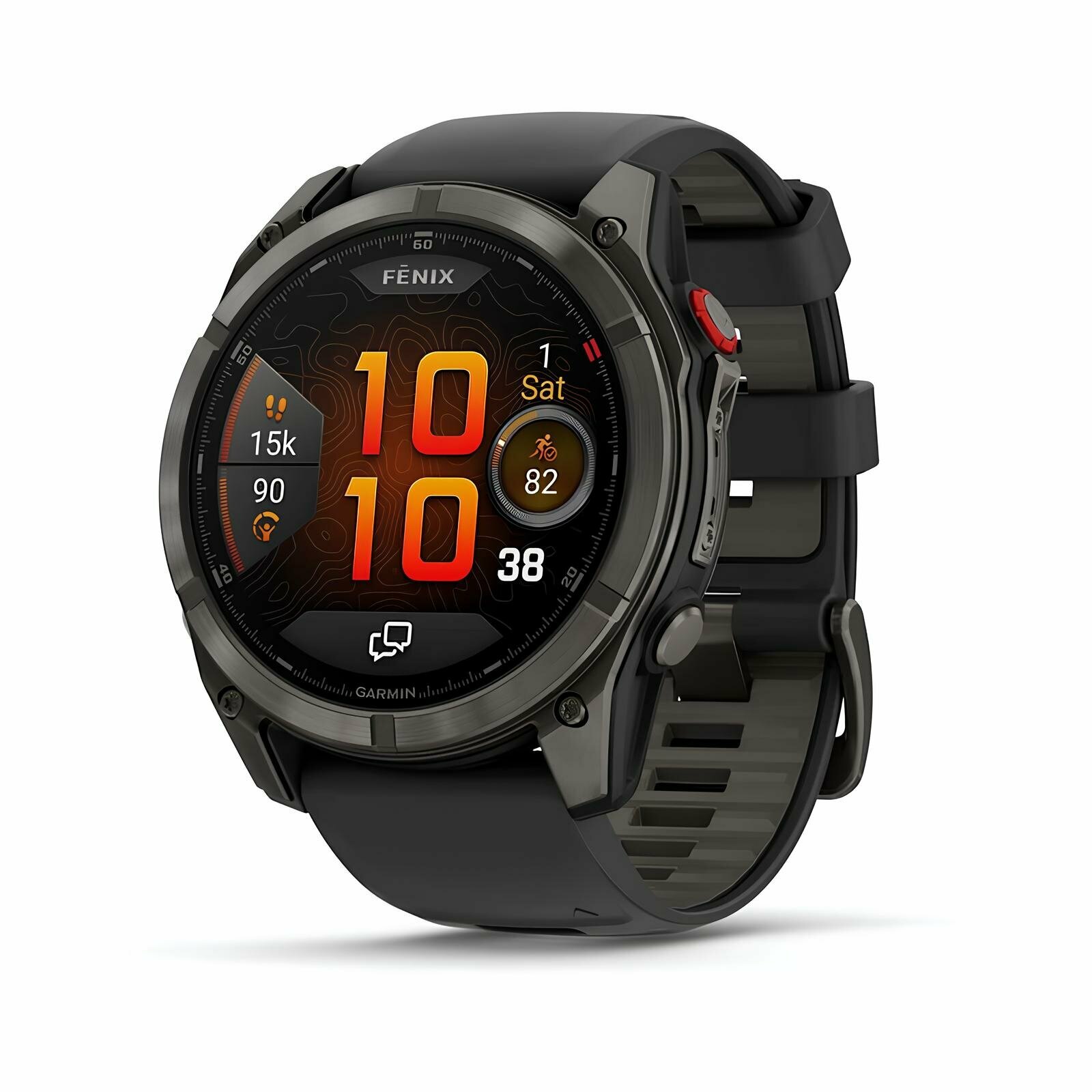 Умные часы Garmin Fenix 8 Pro 51mm Amoled Sapphire Titanium Carbon Gray (010-03199-01)