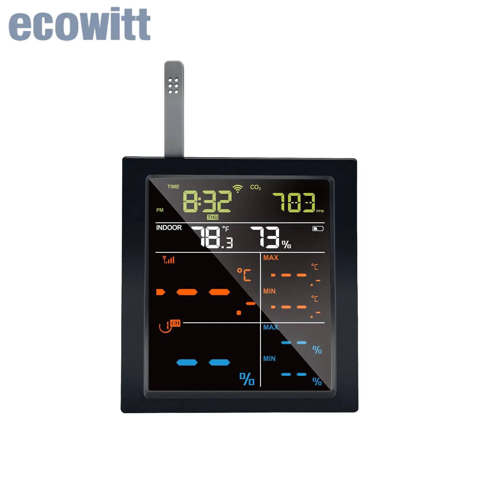 Метеостанция Ecowitt WN1821_C с дисплеем Europe 868MHz
