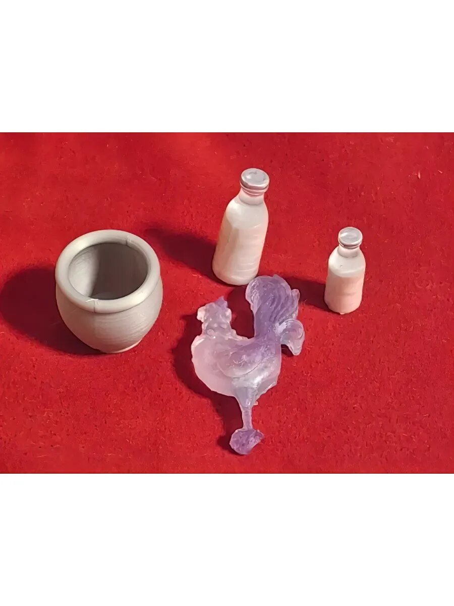 Набор миниатюр - 4 шт, для ватной игрушки