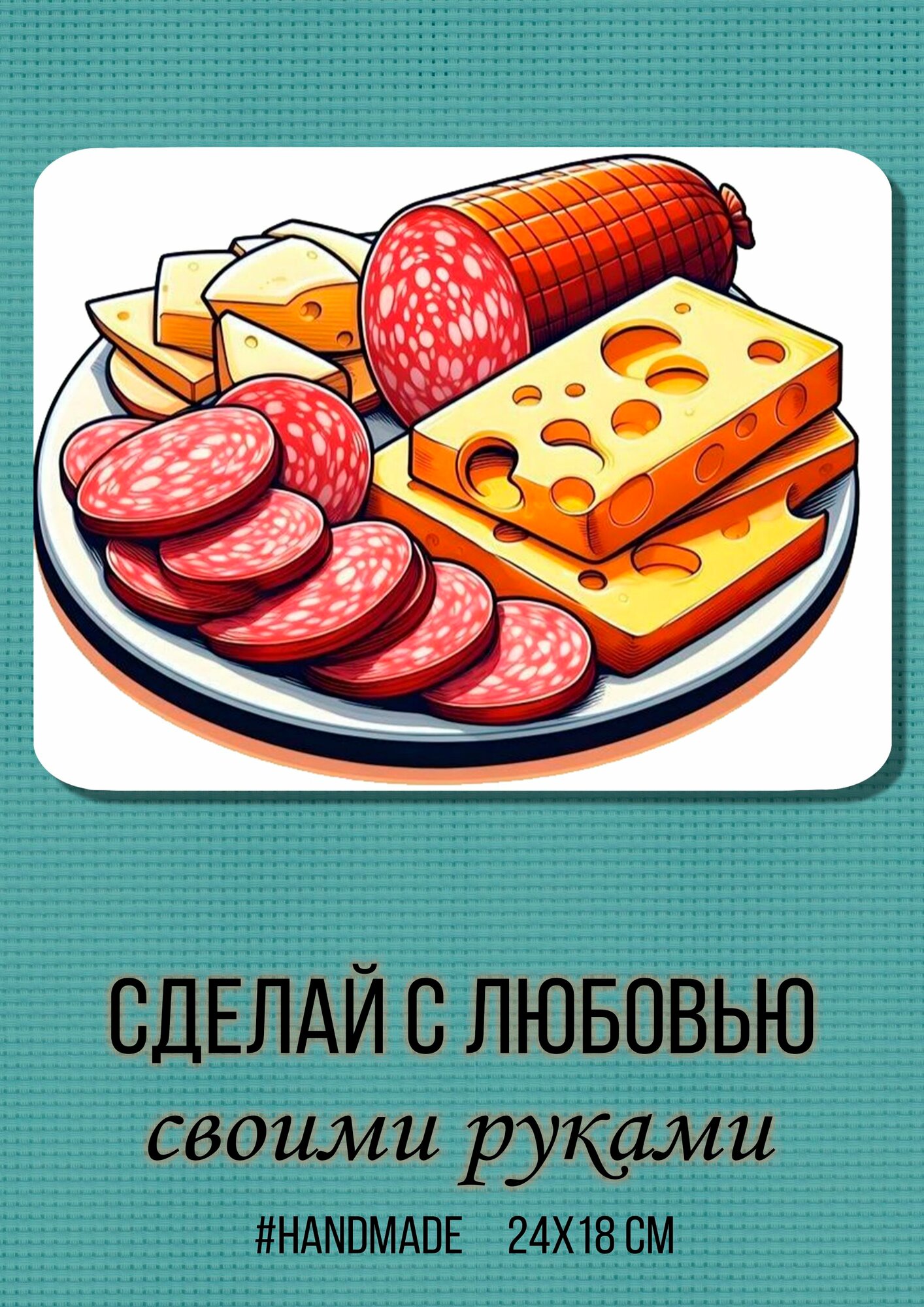 Салями и сыр
