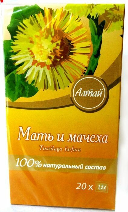 Чайный напиток Fito-Алтай мать-и-мачеха, 20 пакетиков по 1,5 г