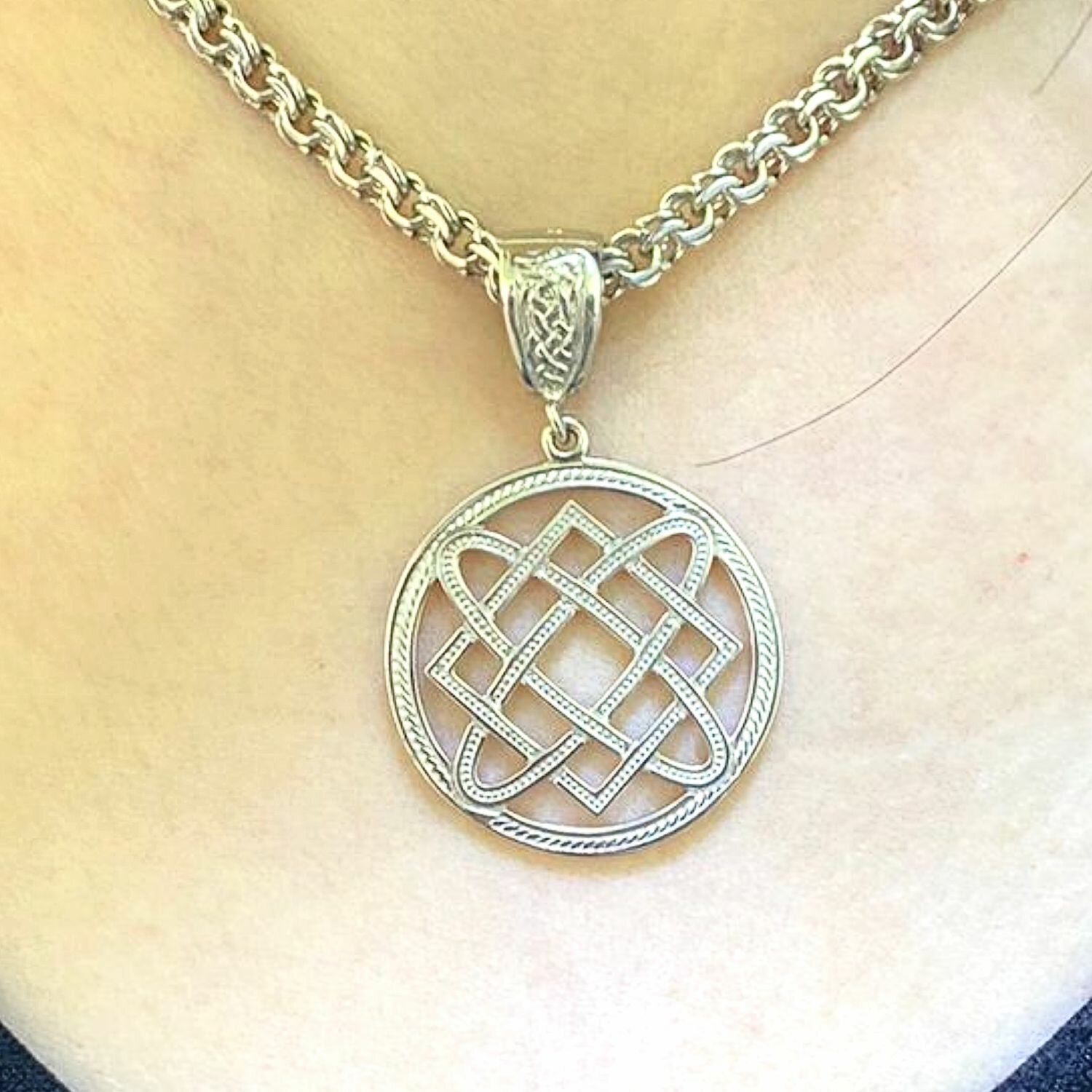 Славянский серебряный оберег " Звезда Лады " 925 пробы