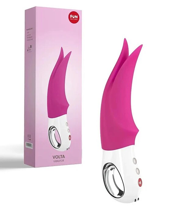 Вибростимулятор Fun Factory Volta G5, с подвижными язычками, водонепроницаемый, 18 см