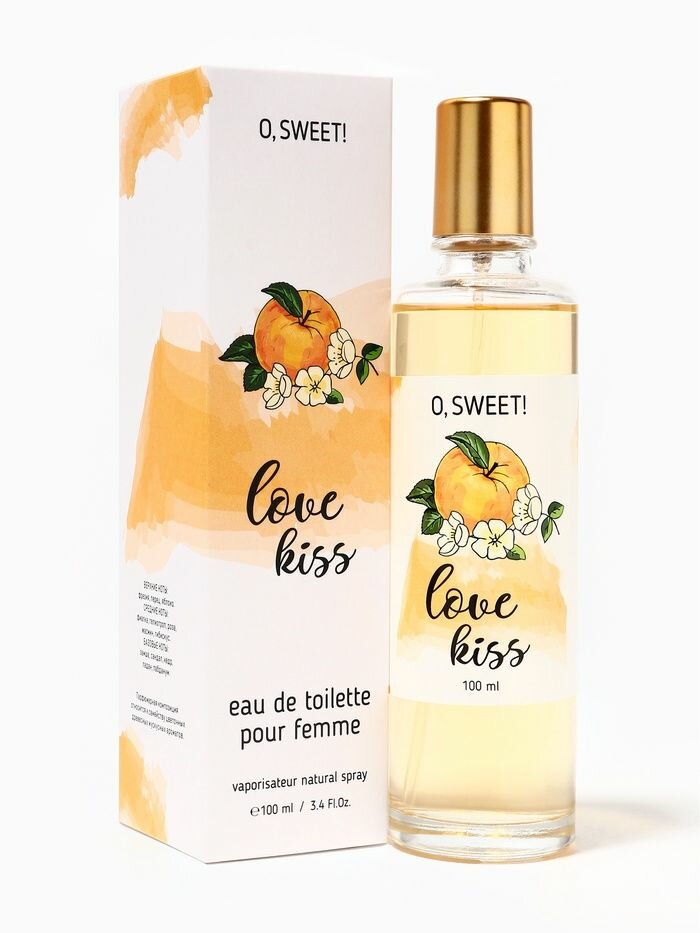 Туалетная вода Delta Parfum O, Sweet! Love Kiss, женская, объем 100 мл