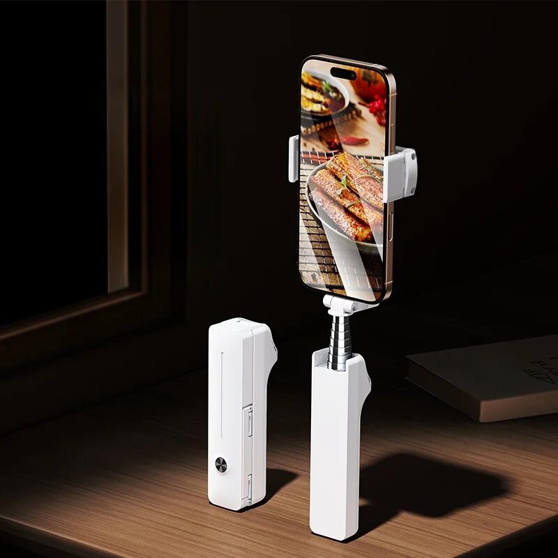 Складная селфи-палка Bluetooth I6, White