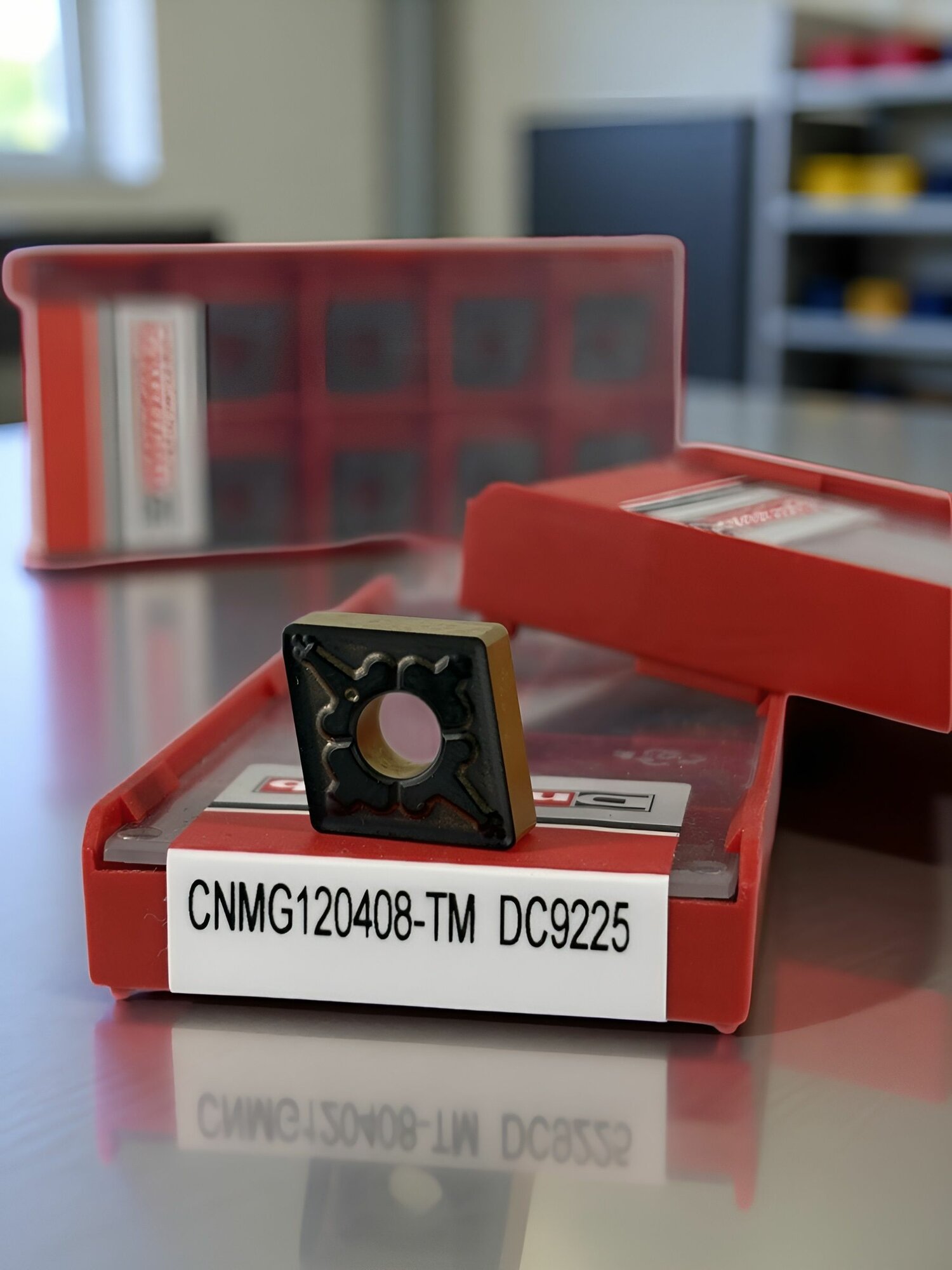 Сменная твердосплавная пластина для токарной обработки Dnrecerb CNMG120408-TM DC9225