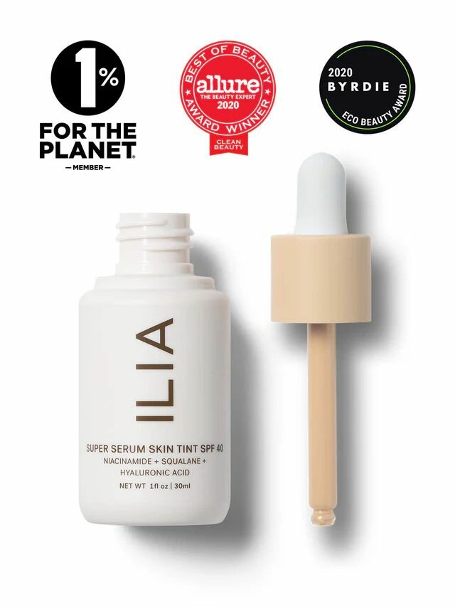 ILIA Тонирующая сыворотка для лица Super Serum Skin Tint SPF 40 (Tulum ST2) 30 мл