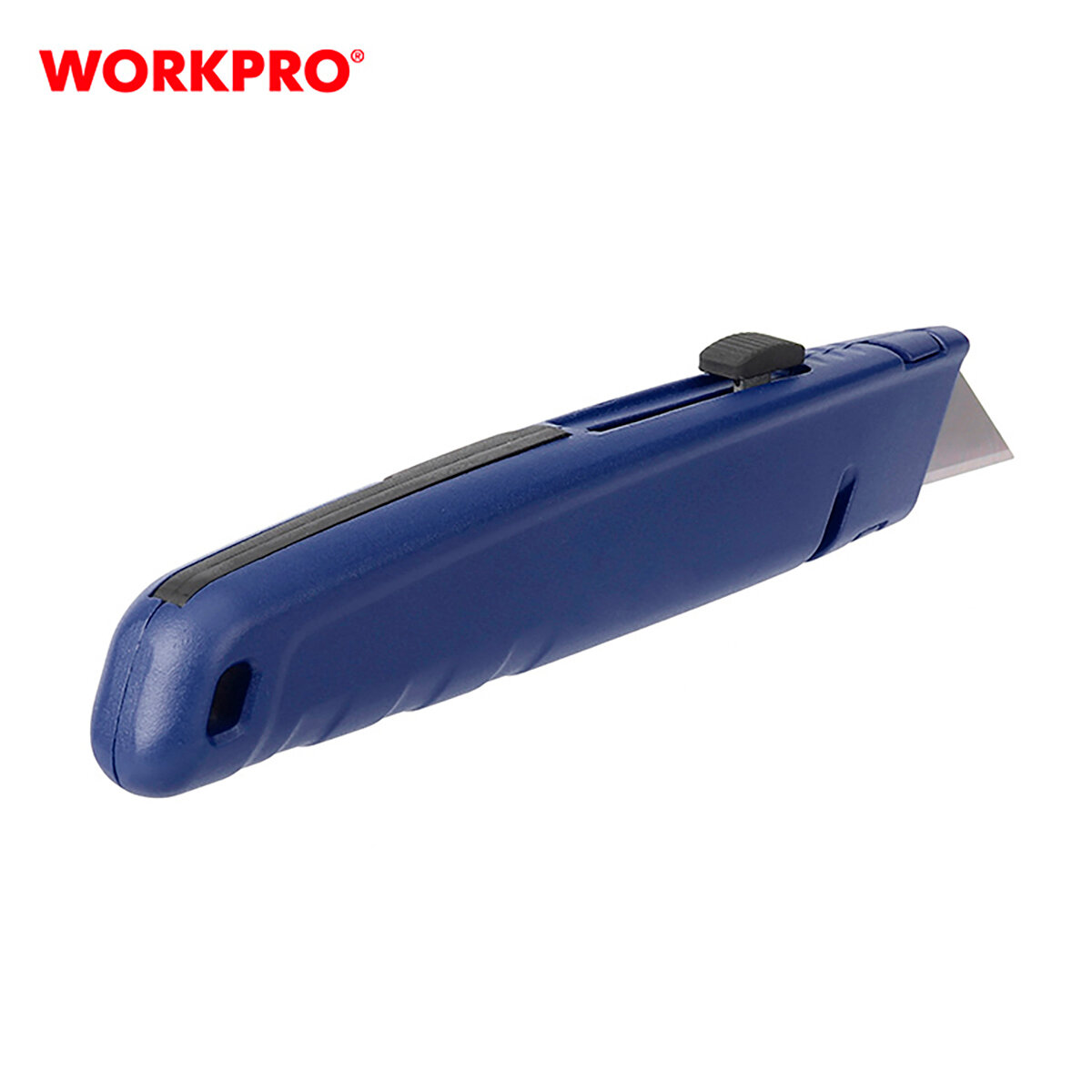 Нож пистолетный Workpro, трапециевидный, 5 запасных лезвий