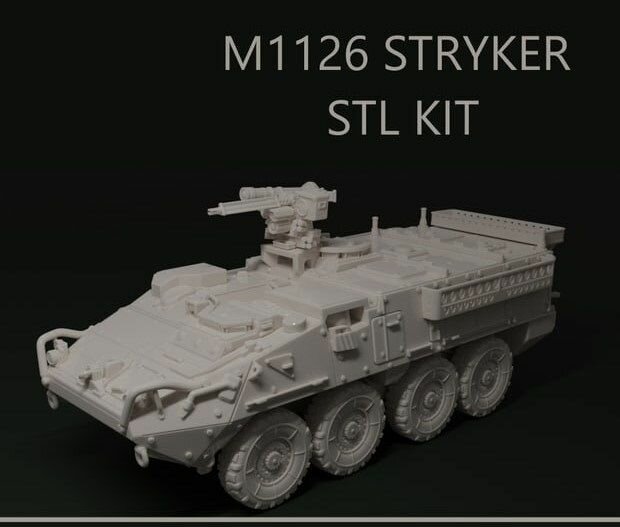 M1126 Stryker. БТР Страйкер. Масштабная модель 1:72.